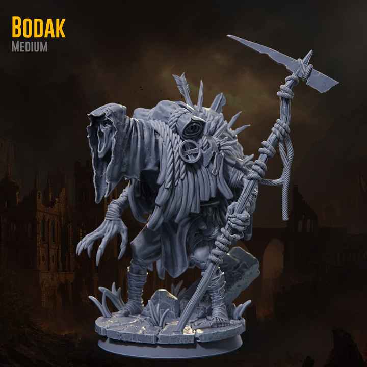 3D Printable Bodak by Claymore Miniatures